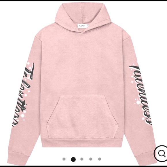 TALENTLESS | Tops | Talentless Womens Hoodie Pastel Airbrush Nude Pink ...